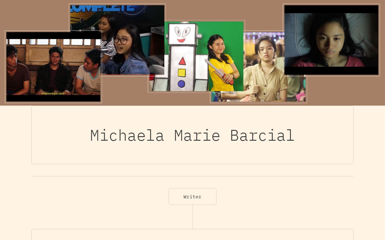 Michaela Barcial Portfolio